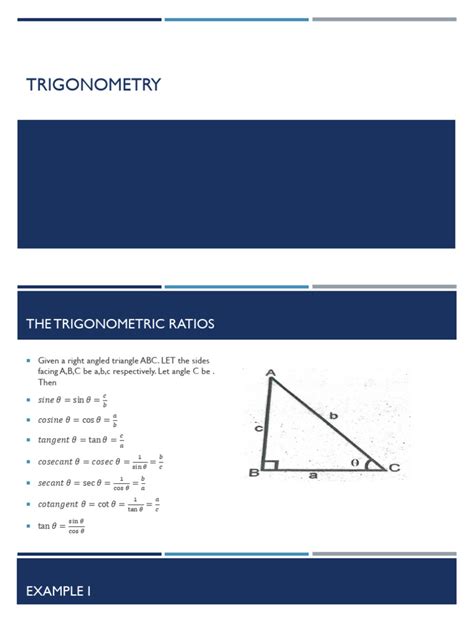 Trigonometry Pdf