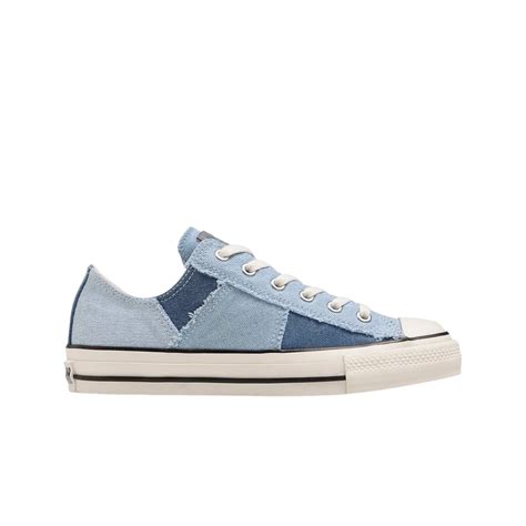 컨버스 올스타 데님 패치워크 로우 라이트 블루 Converse Kream