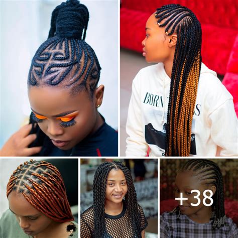 Hottest Ghana Braids Hairstyle Ideas For 2024 40 Fashion Lifestyle