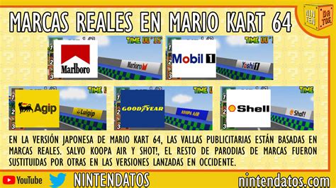 Curiosidades De Super Mario Parodias De Marcas Reales En Mario Kart