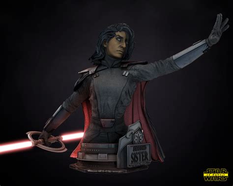 Second Sister Inquisitor Bust Star Wars 3d Models Tested And Ready