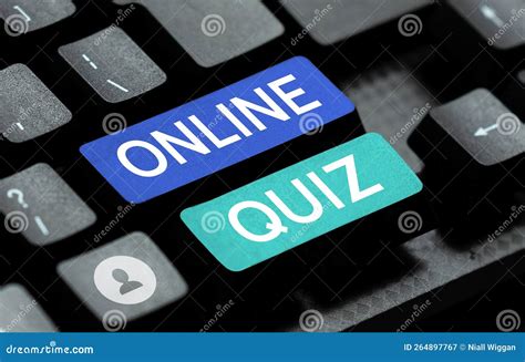 Sign Displaying Online Quiz Word For Game Or A Mind Sport That Are Published On The Internet