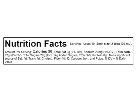 An Fda Compliant Nutritionsupplement Facts Panel Upwork