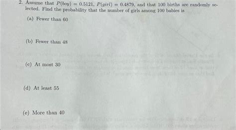 Solved Assume That P Babe P Girl And Chegg Com