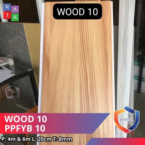 Jual Plafon Pvc Import Putih Polos Putih Nat Dan Motif Kayu Harga Per