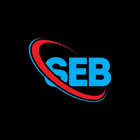 logotipo de seb seb carta diseño del logotipo de la letra seb