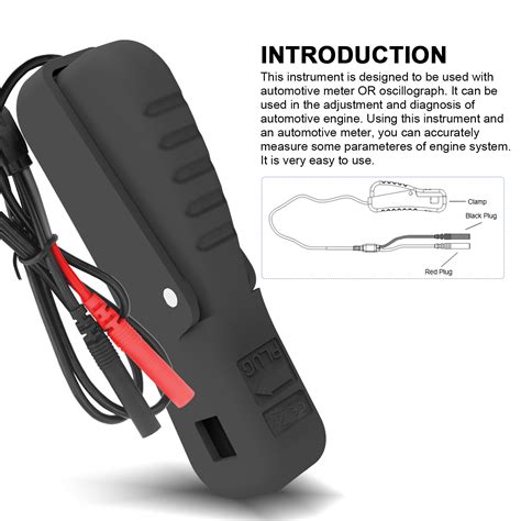 Inductive Clamp Kit For Automotive Dmm Rpm Signal Pickup Inductive