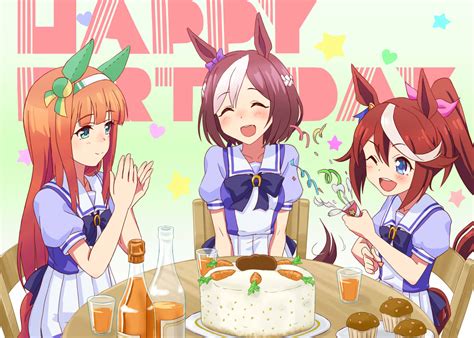 Tokai Teio Silence Suzuka And Special Week Umamusume Drawn By Ugai