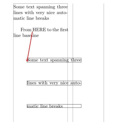 Tikz Breaking Paragraphs Into Lines And Placing Them At Different