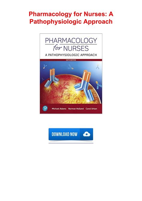 Pdf√ Pharmacology For Nurses A Pathophysiologic Approach Free