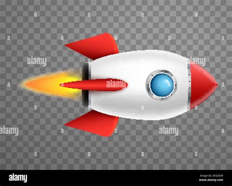 Rocket Ship Vector Icon Space Travel Rocket Vehicle Spaceship Illustration Stock Vector Image