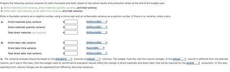 Solved Flexible Budgeting And Variance Analysis I Love My Chegg