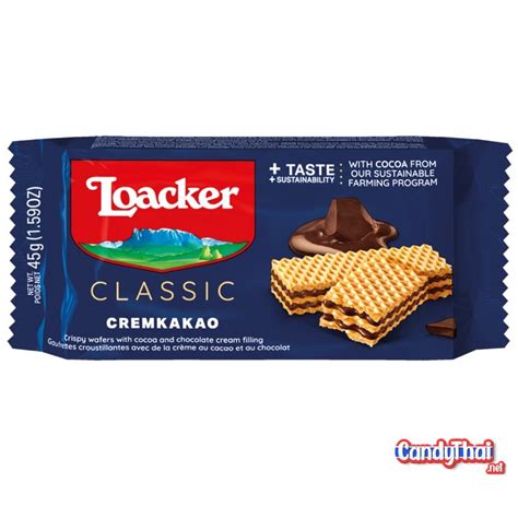 Loacker Wafer Cocoa 45g Candy Thai