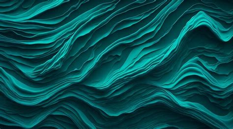Premium Ai Image 3d Rendering Of Abstract Wavy Background Computer Generated Graphics