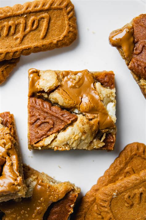 Irresistible Cookie Butter Blondies Extra Thick