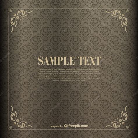 레트로 프레임 배경 무료 벡터