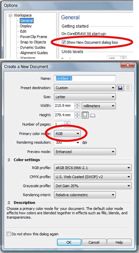 Viewing Workspace In Rgb How Corel Draw X6 Coreldraw X6