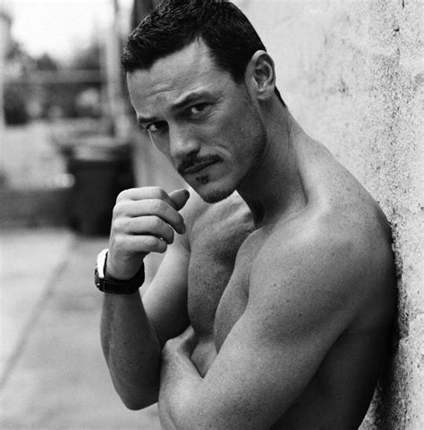 Omg A Shirtless Luke Evans Shows Off His Pride Month Underwear