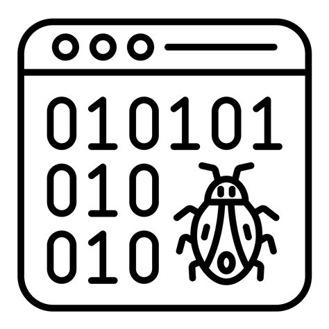 Hack Code Line Icon 8280836 Vector Art At Vecteezy