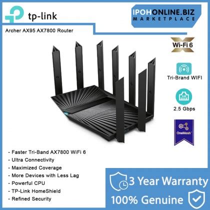 Tp Link Archer Ax Ax Tri Band Stream Ax Mesh Onemesh Wireless Wifi Router Support