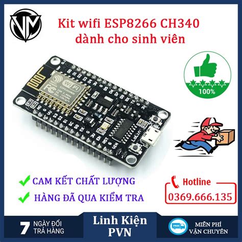 Kít Rf Thu Phát Wifi Esp8266 Nodemcu Lua V3 Ch340 Mixasale