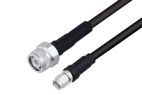 Sma Male To Tnc Male Cable Using Pe C240 Coax With Times Microwave