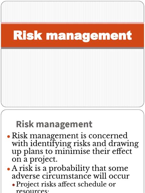 Risk Management Notes Pdf Risk Management Reuse