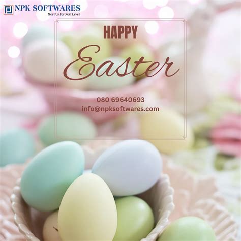 🐰 Wishing You A Basket Full Of Happiness And Love Npk Softwares Technologies Private Limited