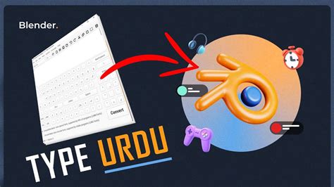 How To Write Urdu Arabic Persian In Blender Youtube