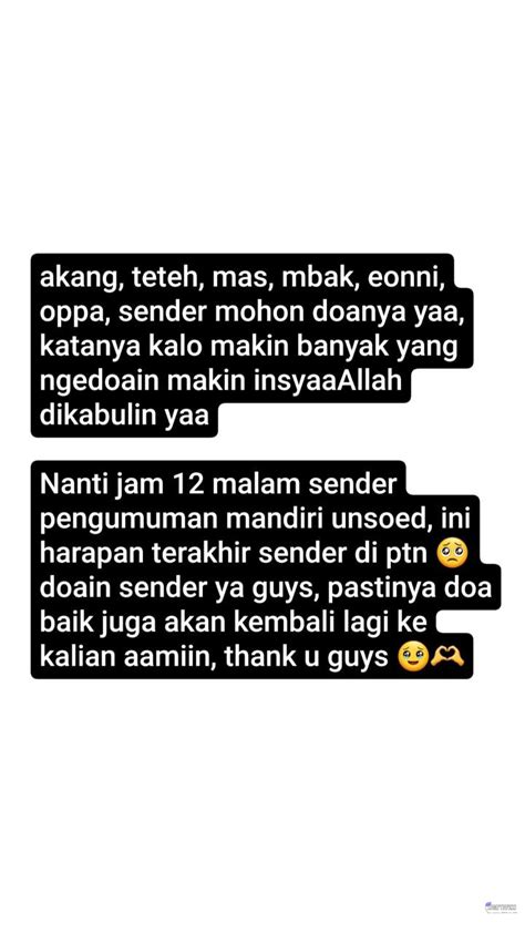 BURUANN CEK PINNED SBMPTNFESS On Twitter Ptn Doain Sender Lolos