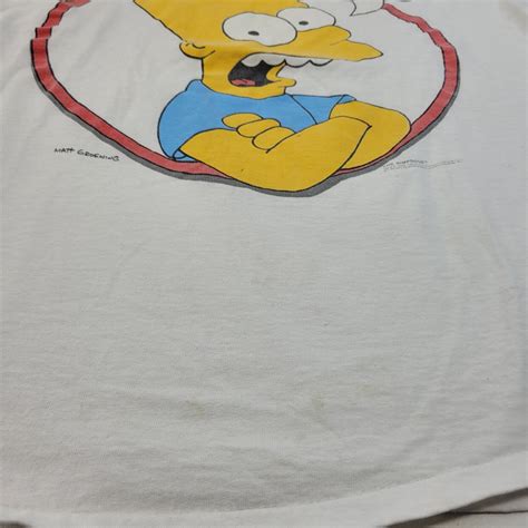 1990 Bart Simpson Eat My Shorts Single Stitch T Shirt Gem