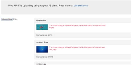 Web Api File Uploading Desktop And Web Client Chsakells Blog