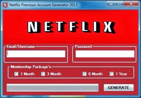 Free Netflix Premium Account Generator Video Proof 2014 Hack