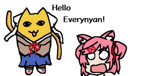 Ddlc Hello Everynyan Ddlc Edition Altermoxのイラスト Pixiv