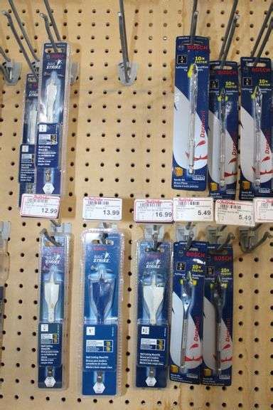 Assorted Bosch Spade Bits Lawler Auction Company
