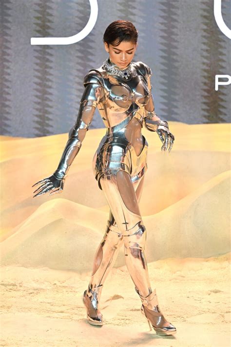 Zendaya Stole The Show At The Dune Premiere In Mugler S See Through