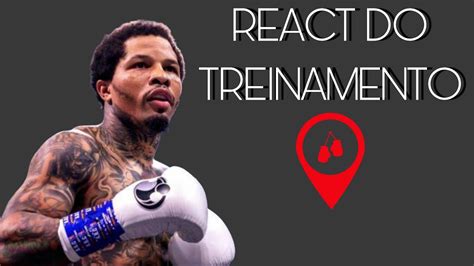 REAGINDO AO TREINO DO GERVONTA DAVIS YouTube