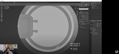 so i m watching a josh gambrell tutorial and in his blender when he
