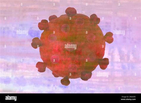 Virus Virus Is An Organic Structure Illustration Natural Science Biology Illustration