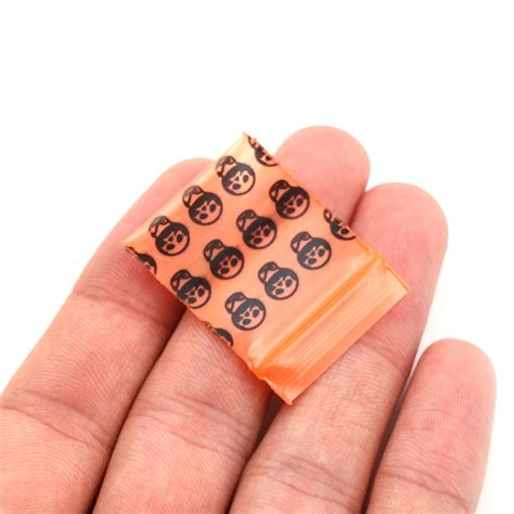 100pcs Small Plastic Zipper Bag Ziplock Bag Ziploc Grandado