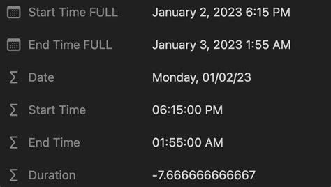 how can i get the duration formula correct this is the current
