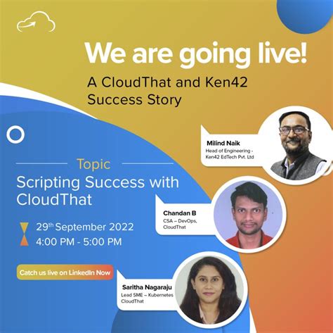 Cloudthat On Linkedin Ken42 Live Livesession Cloudcareer