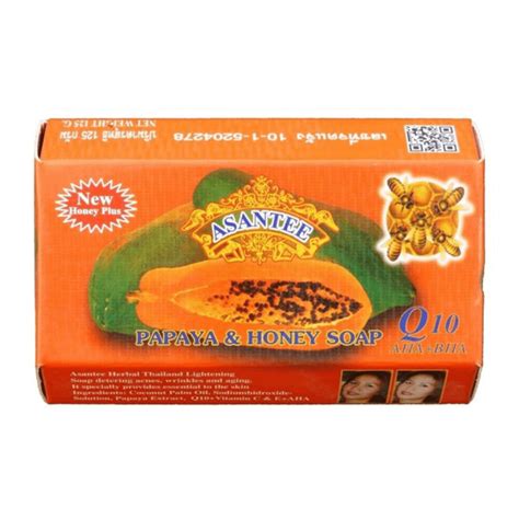 Original Asantee Papaya And Honey Herbal Soap Skinol Cosmetics