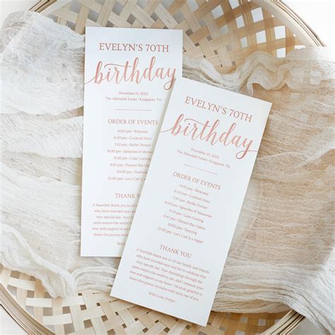 Birthday Program