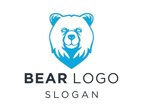 Bear Logo Design Premium Vector