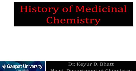 Introduction To Medicinal Chemistry