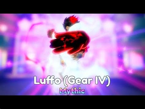 Showcase Luffy Evolved Luffo Gear IV Anime Adventures YouTube