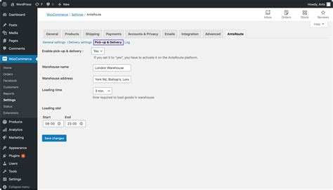 Antsroute Delivery Scheduling And Optimization Documentation Woocommerce