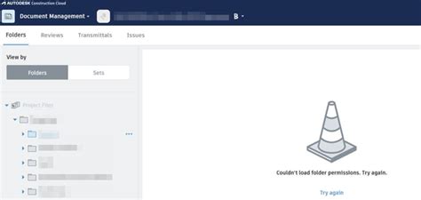 Couldnt Load Folder Permissions Try Again In Bim 360 Or Acc