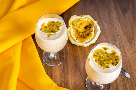 Mousse de Maracujá Fit Creme de Iogurte Receita da Boa